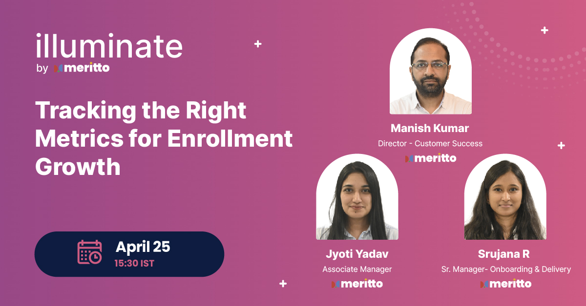 Tracking the right metrics for enrollment growth » Meritto