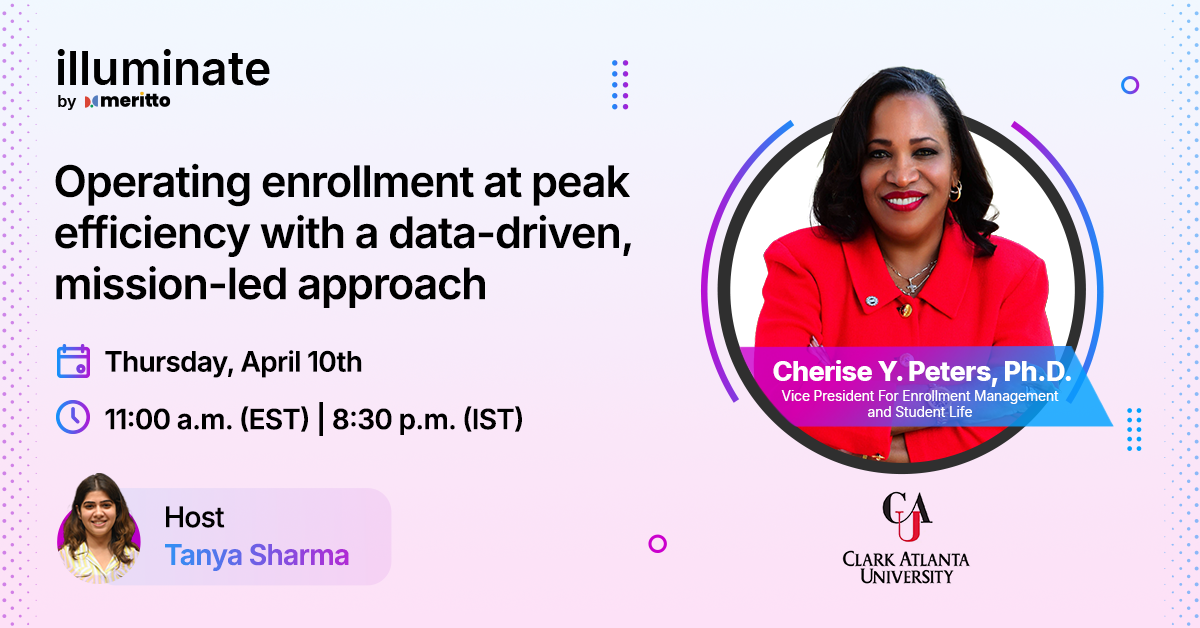 Operating enrollment at peak efficiency with a data-driven, mission-led ...